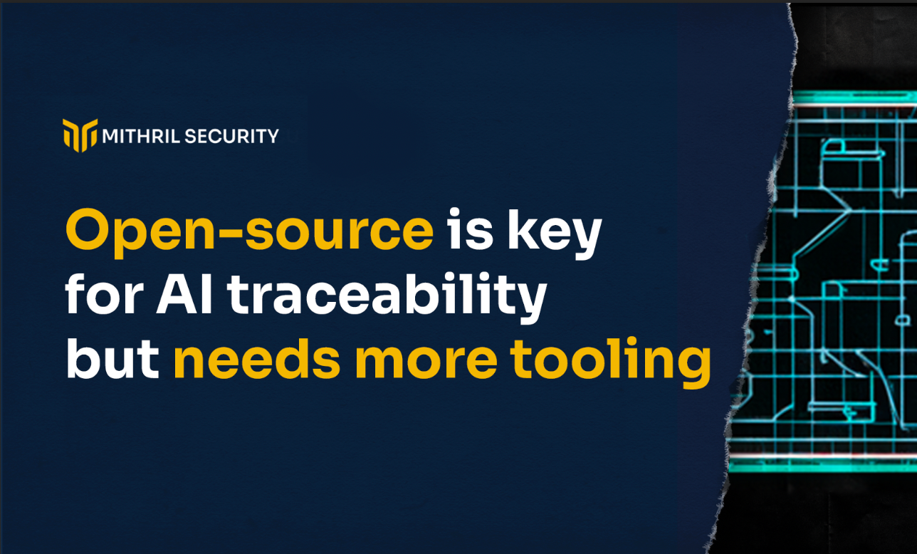 OpenSource is key for AI transparency but needs more tooling